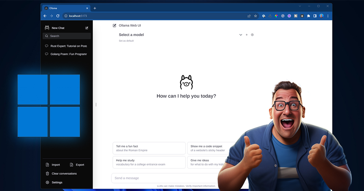 How to Run LLM Local in Windows